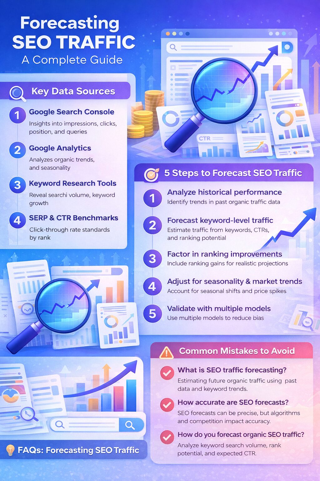Forecasting SEO Traffic Guide | Tech Midia Square